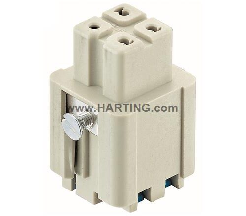 Han 3A female insert Quick-Lock 1,5mm²